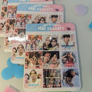 BTS, Seventeen, & Stray Kids Mail Stickers - Etsy