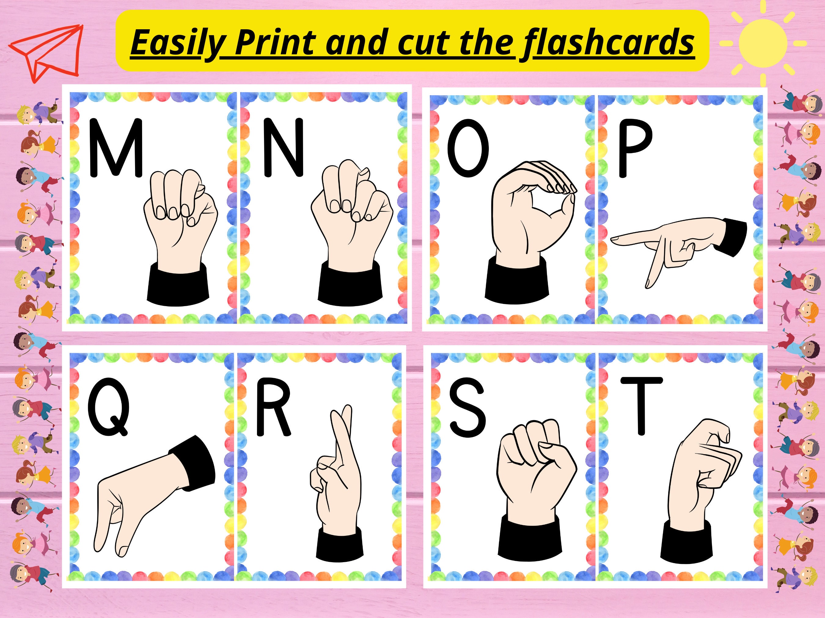 Learn Sign Language ASL Alphabet ASL Letters Asl - Etsy