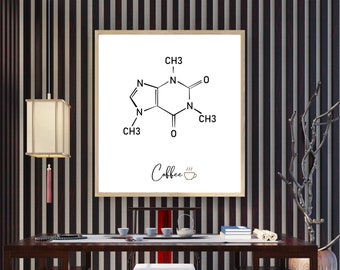 Coffee Chemistry Poster - Etsy