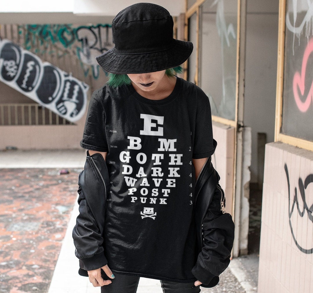 EBM Goth Post Punk Darkwave Test Vision Tshirt 80s Vintage Best Gift T ...