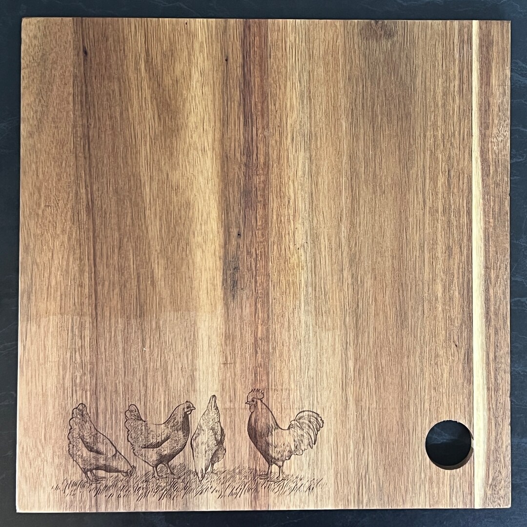 Chickens Serving Board - Etsy Australia