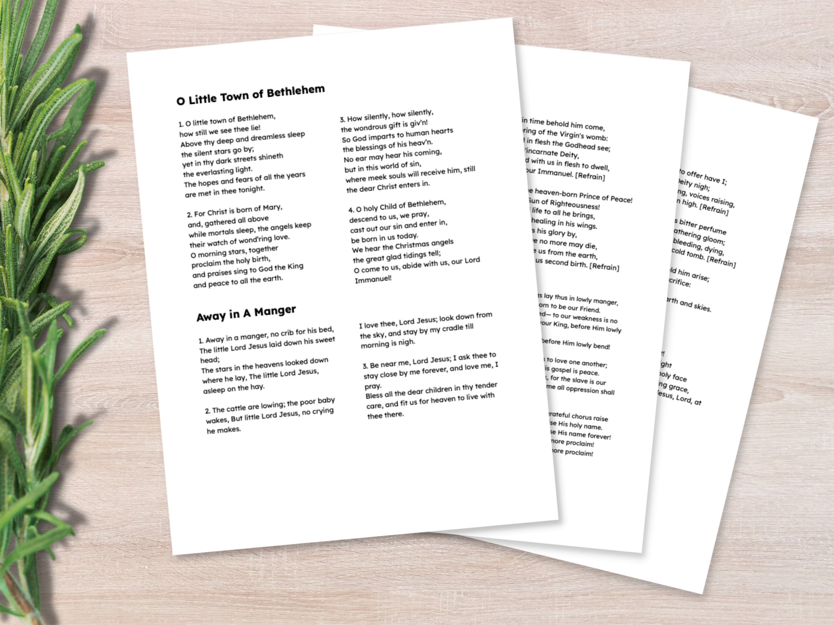 Christmas Nativity Scene Narration | Digital | Nativity Skit ...