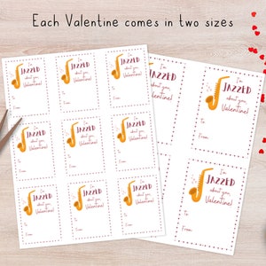Music Theme Valentine Cards for Kids | Valentines Day | Boys | Girls ...