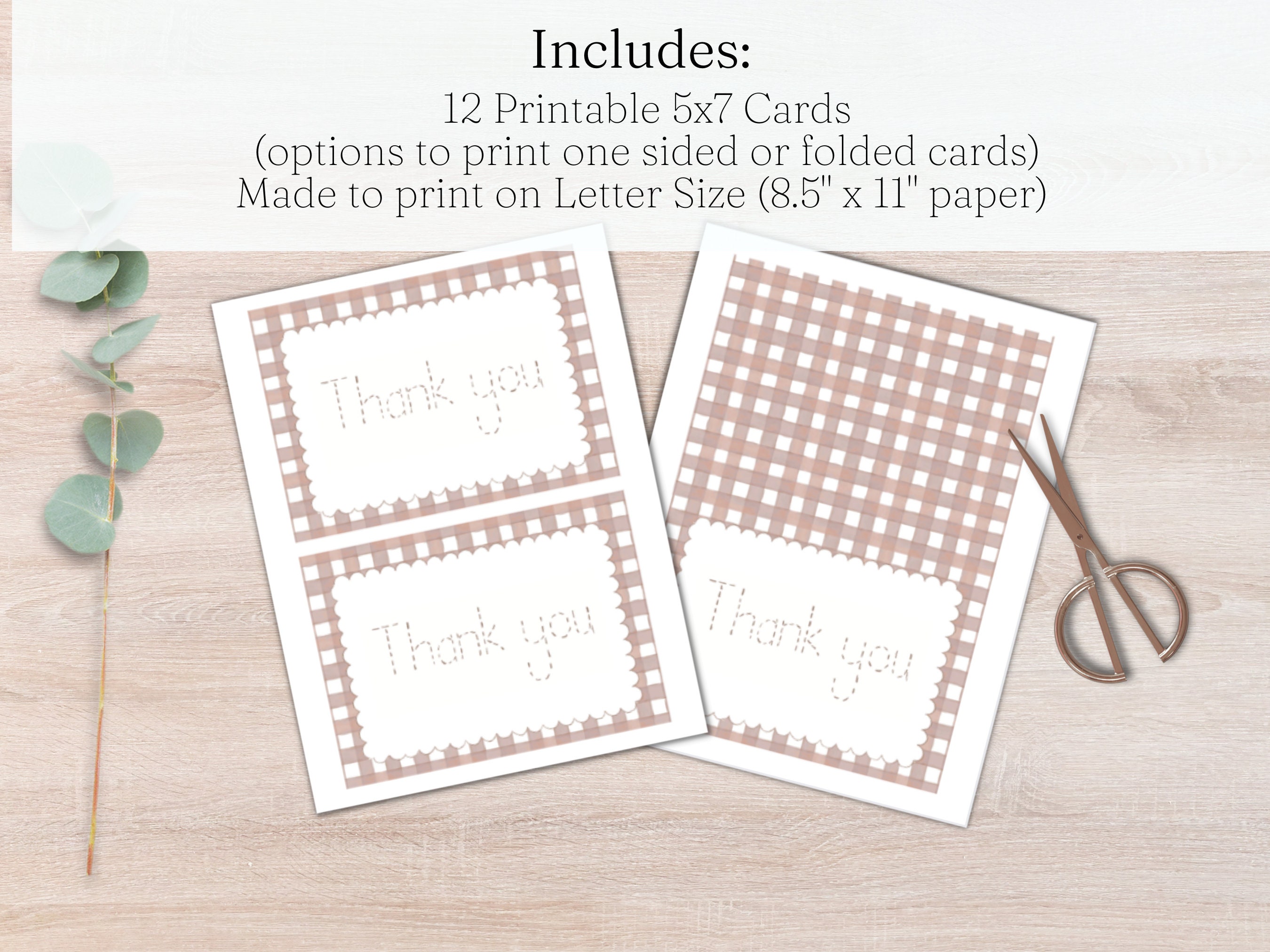 Printable Thank You Cards for Kids, Instant Download, Fill in the Blank ...