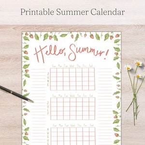 Printable Summer Countdown Poster | 2023 | Summer Countdown | Summer ...