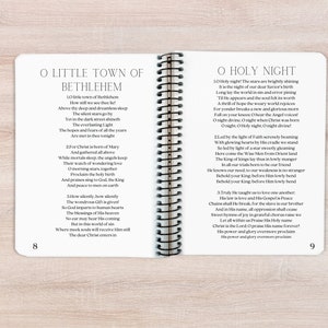 Digital Printable Christmas Caroling Booklet, Christmas Songs With ...