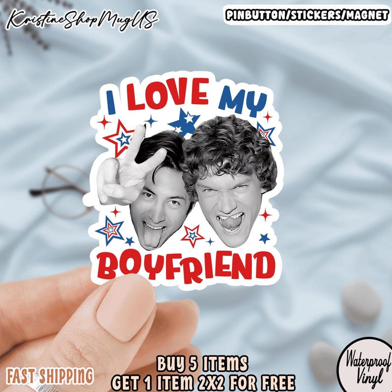 Heated Rivalry Inspired Sticker – I Love My Boyfriend Fan Art Decal - Etsy