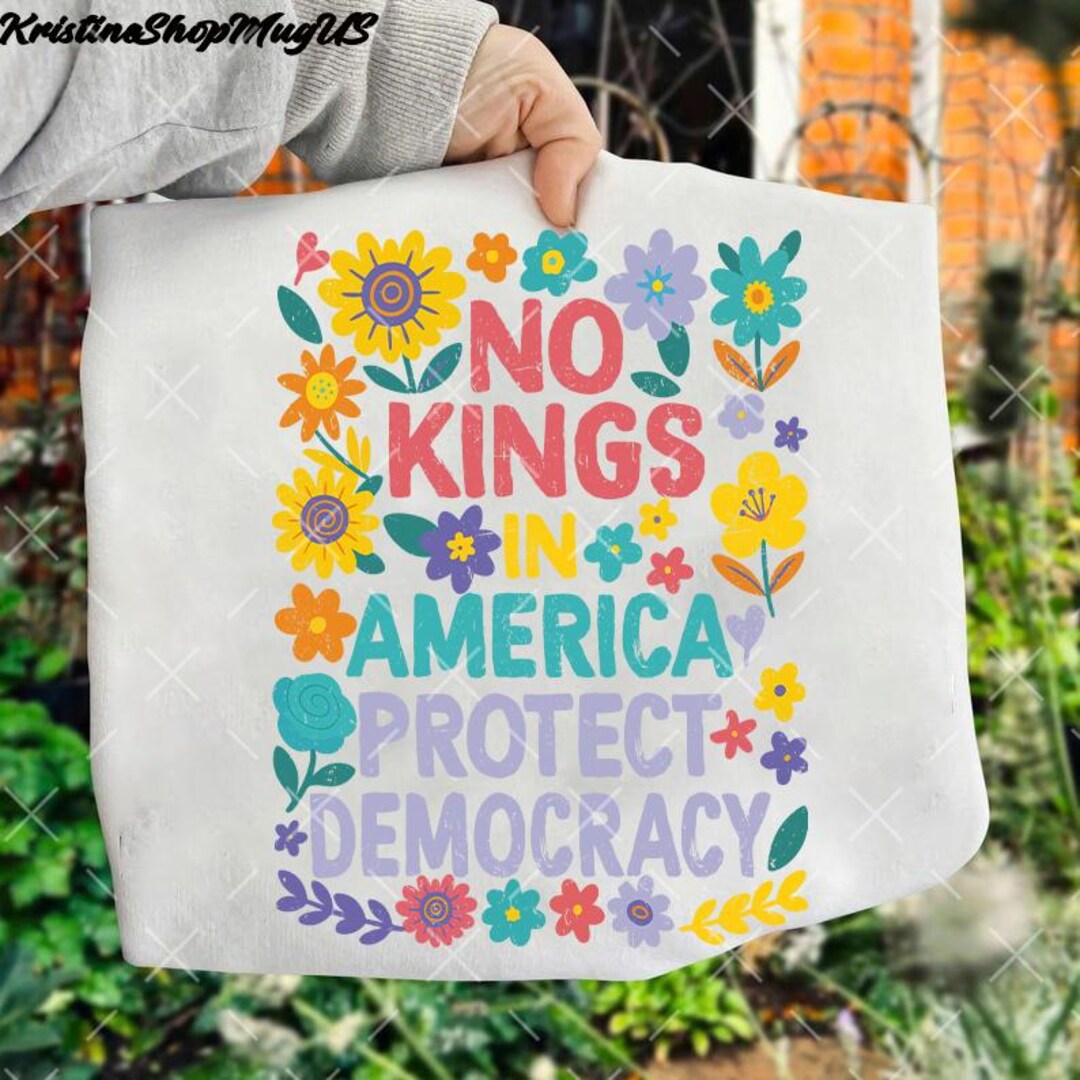 No Kings in America Png, Protect Democracy Anti Trump Png, Anti Maga ...