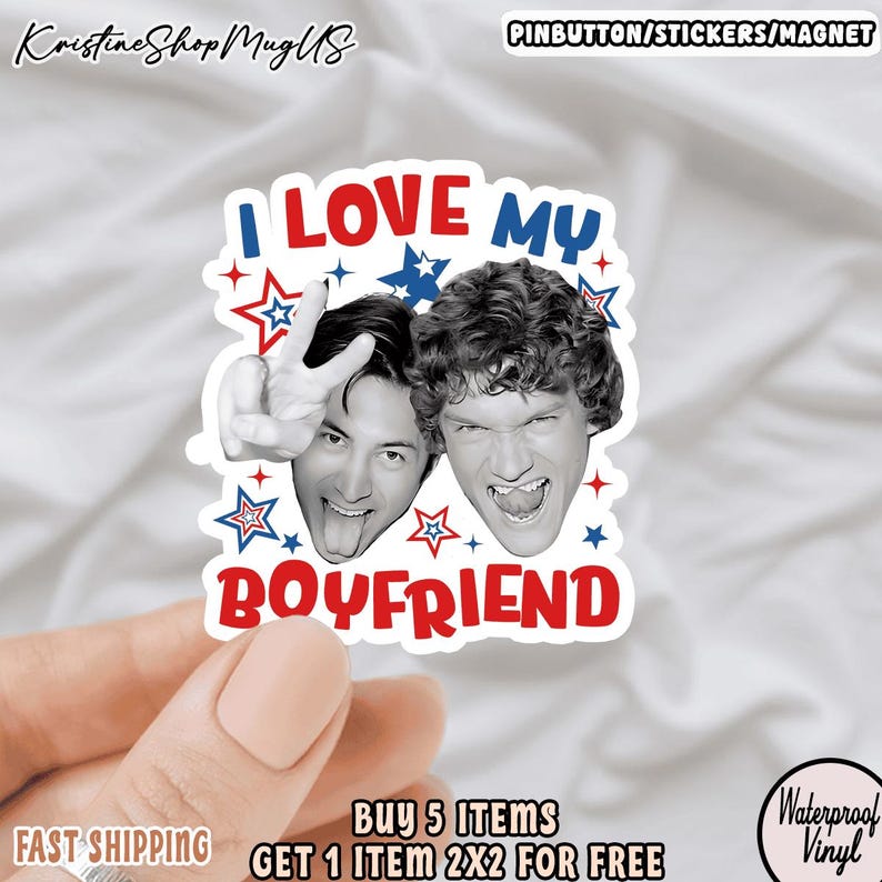 Heated Rivalry Inspired Sticker – I Love My Boyfriend Fan Art Decal - Etsy