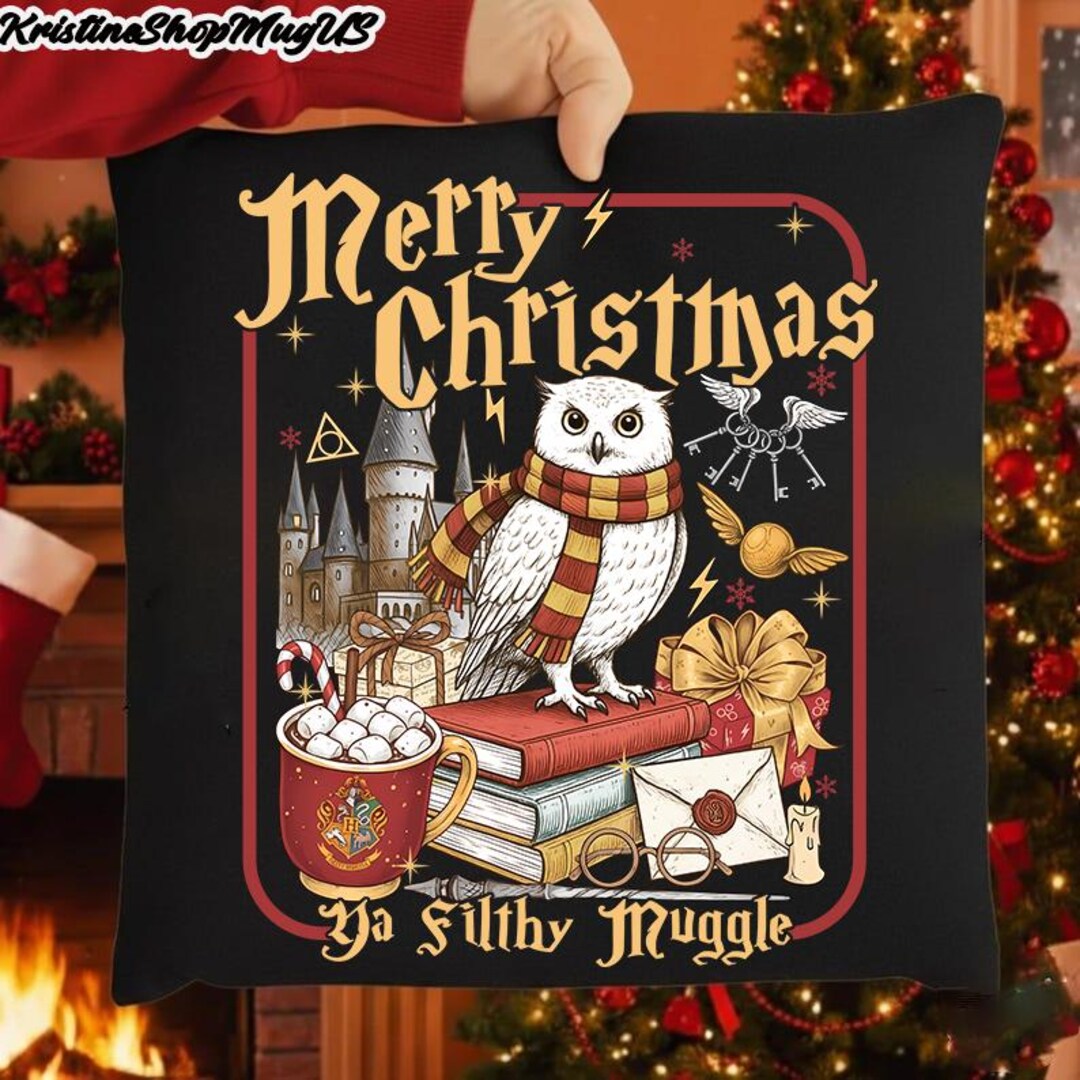 Merry Christmas Ya Filthy Muggle Png, Funny Wizard Christmas Png ...