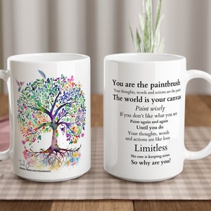 Poetry Mug "paintbrush", Trudi Jane Poetry, Quotes, Coffee, Gifts, Mugs ...