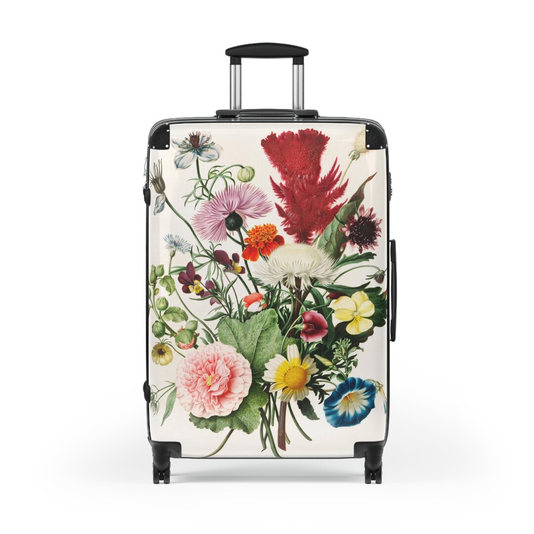 Summer Bloom Travel Suitcase Set Vacation Roling Luggage - Etsy