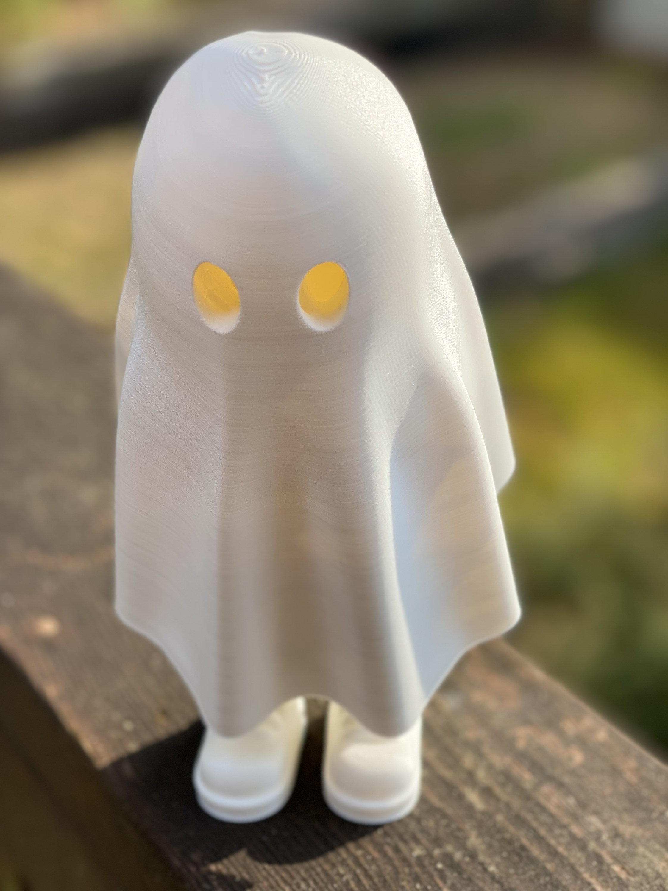 Large Ghost With Hidden Feet 3D Printed as Seen on Tiktok / Rainbow ...