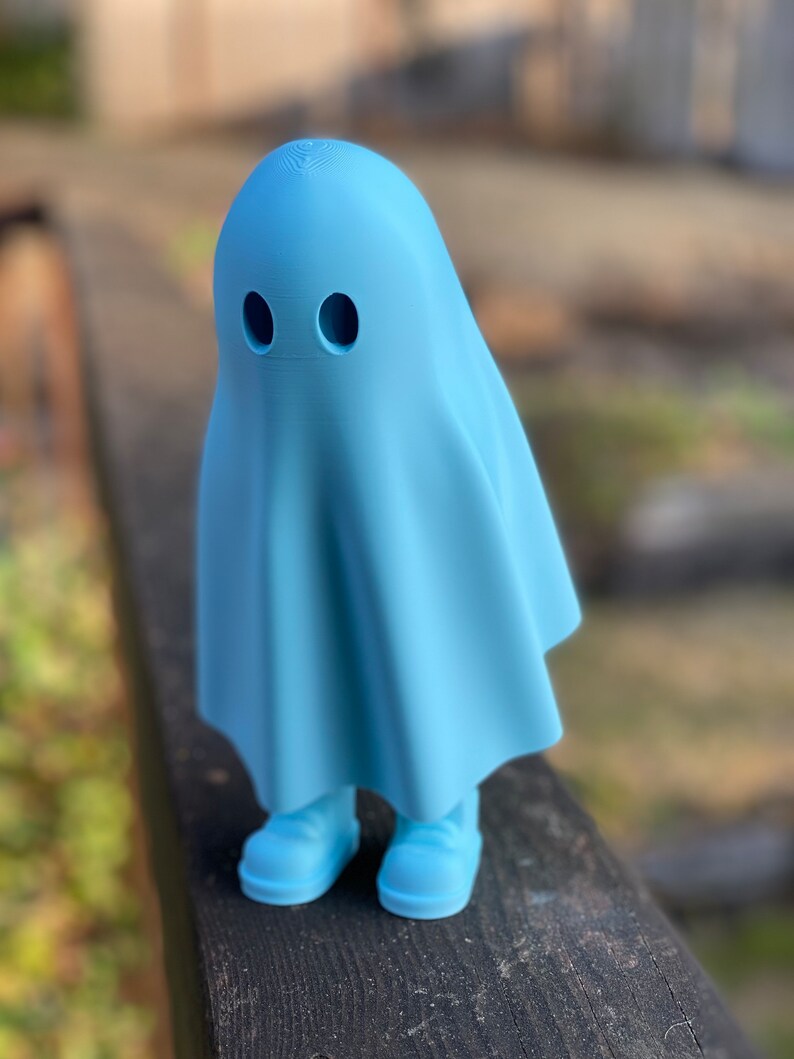 Large Ghost With Hidden Feet 3D Printed as Seen on Tiktok / Rainbow ...