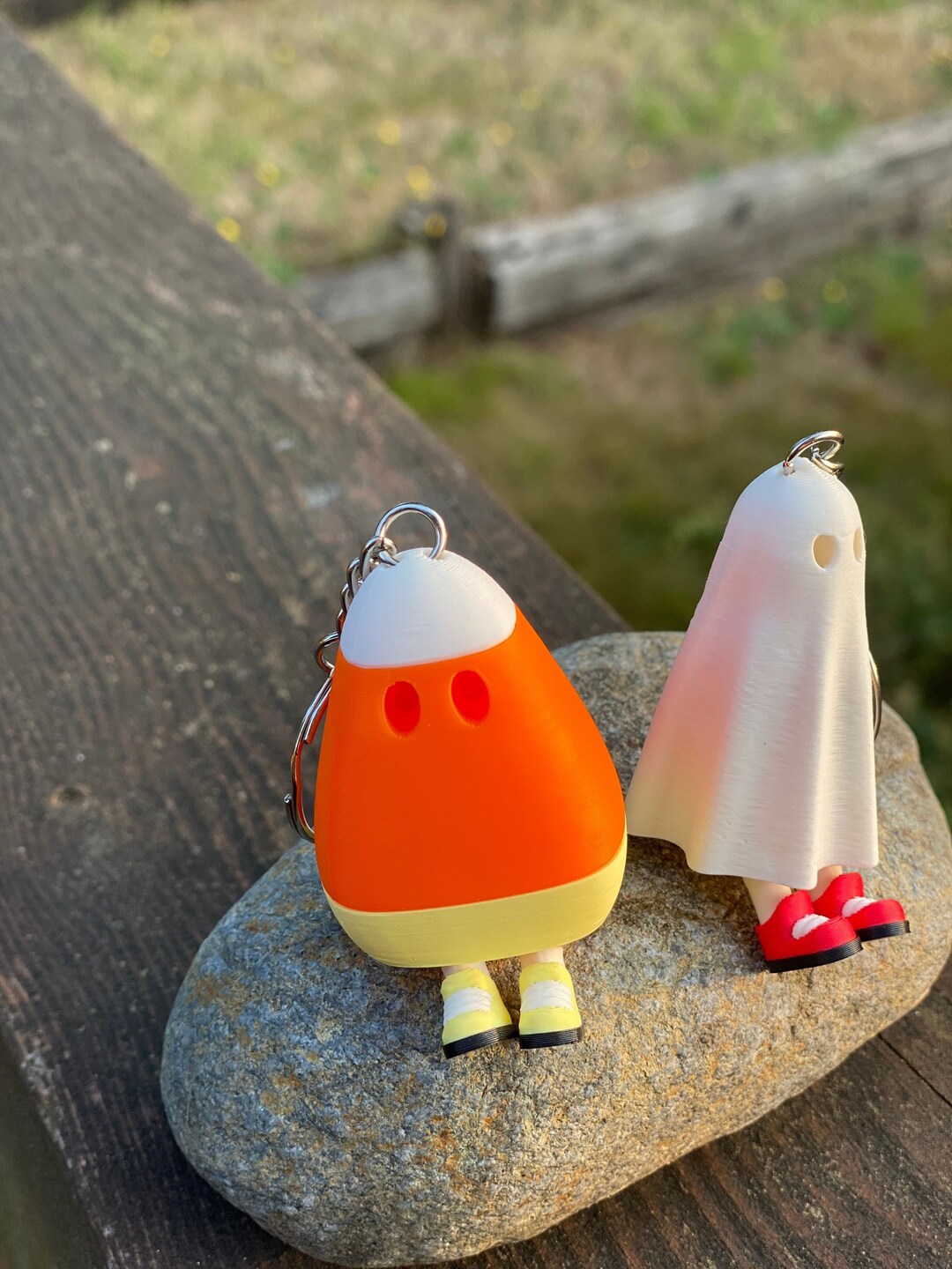 Candy Corn Keychain With Hidden Feet 3D Printed as Seen on Tiktok ...