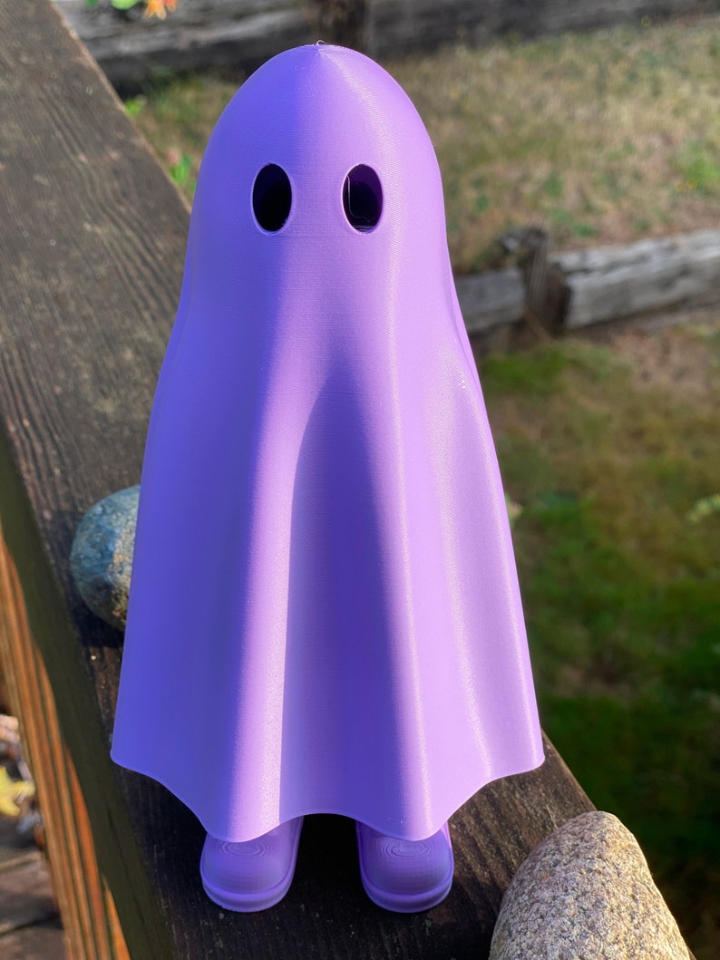 Large Ghost With Hidden Feet 3D Printed as Seen on Tiktok / Rainbow ...