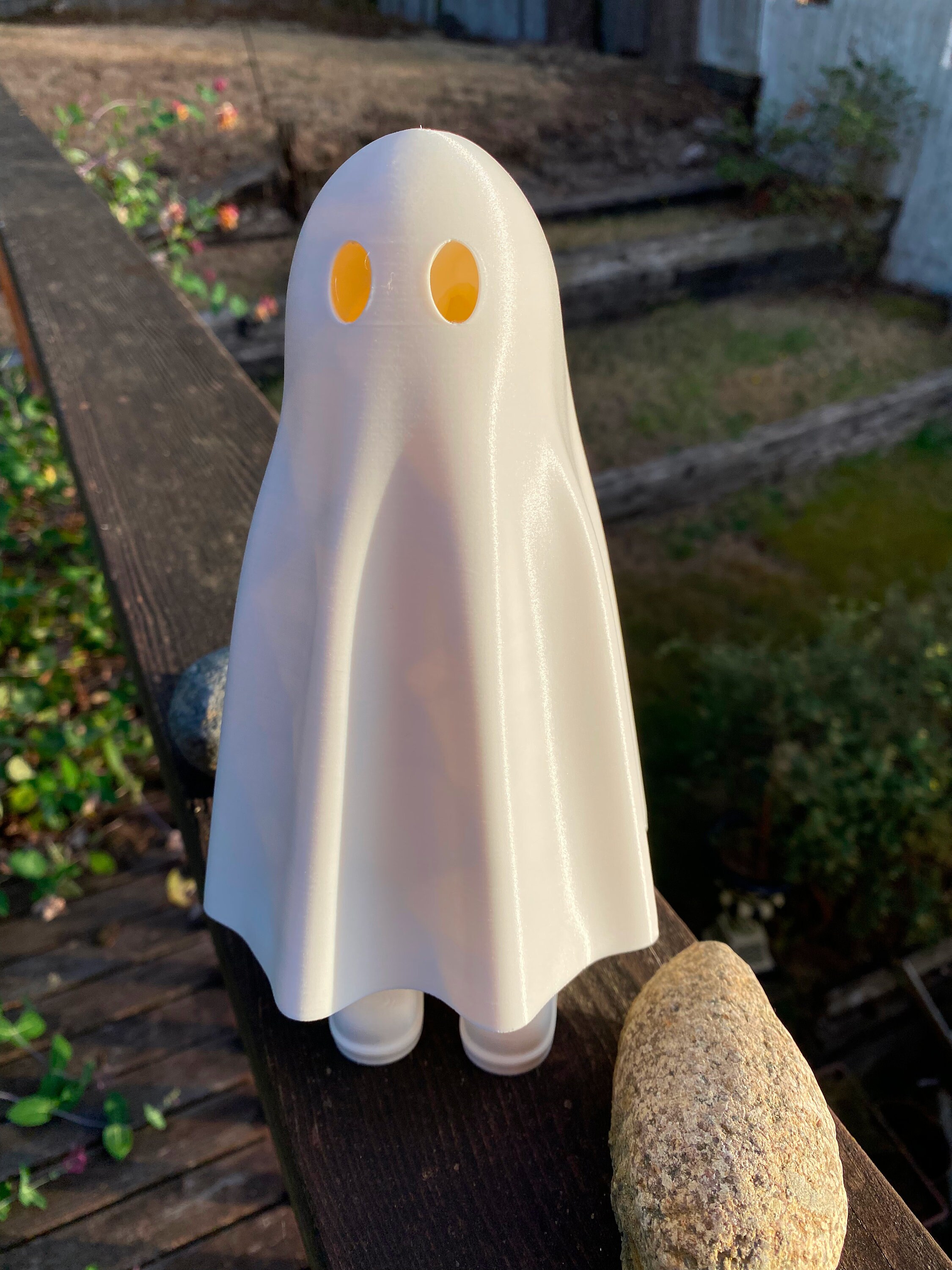 Large Ghost With Hidden Feet 3D Printed as Seen on Tiktok / Rainbow ...