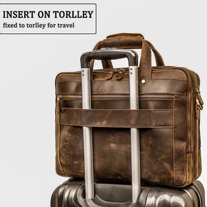Full Grain Leather Bag, Leather Satchel, Professional Leather Messenger ...