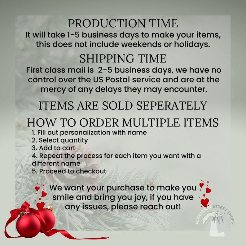 2026 Monogram Initial Ornament Childrens Ornament Dated Ornament for ...