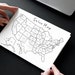 Printable US Sales Map Digital Download Map Small Business Sales Map ...