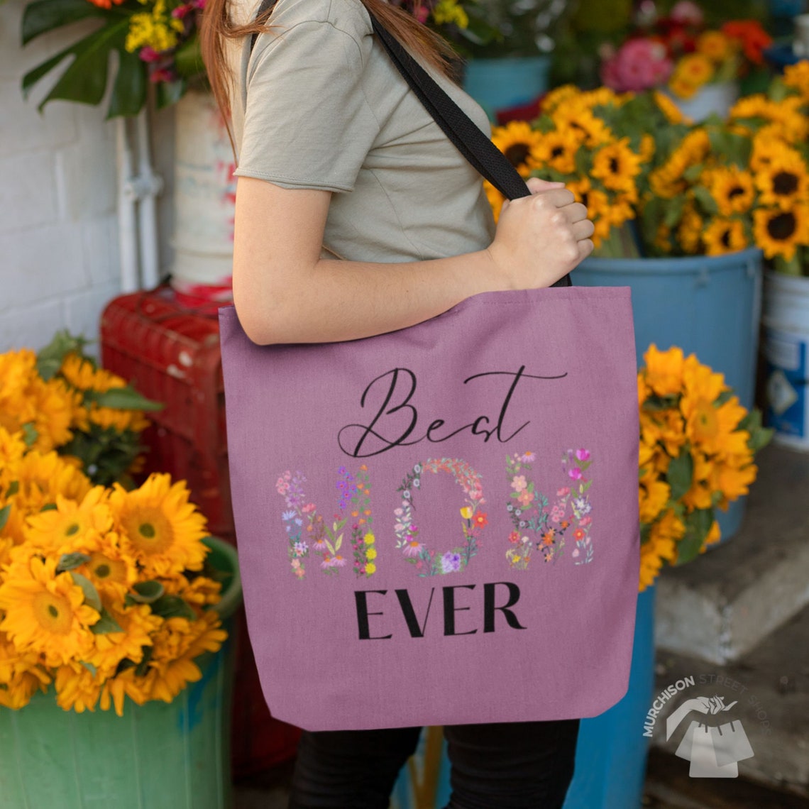 Best Mom Ever Tote Presents for Mom Cottagecore Bag Bonus Mom - Etsy