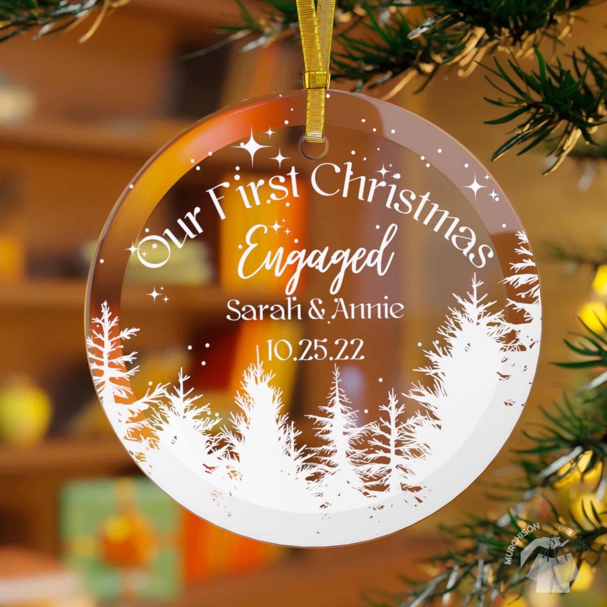 Our First Christmas Together Ornament 2026 Married Couple Ornament ...