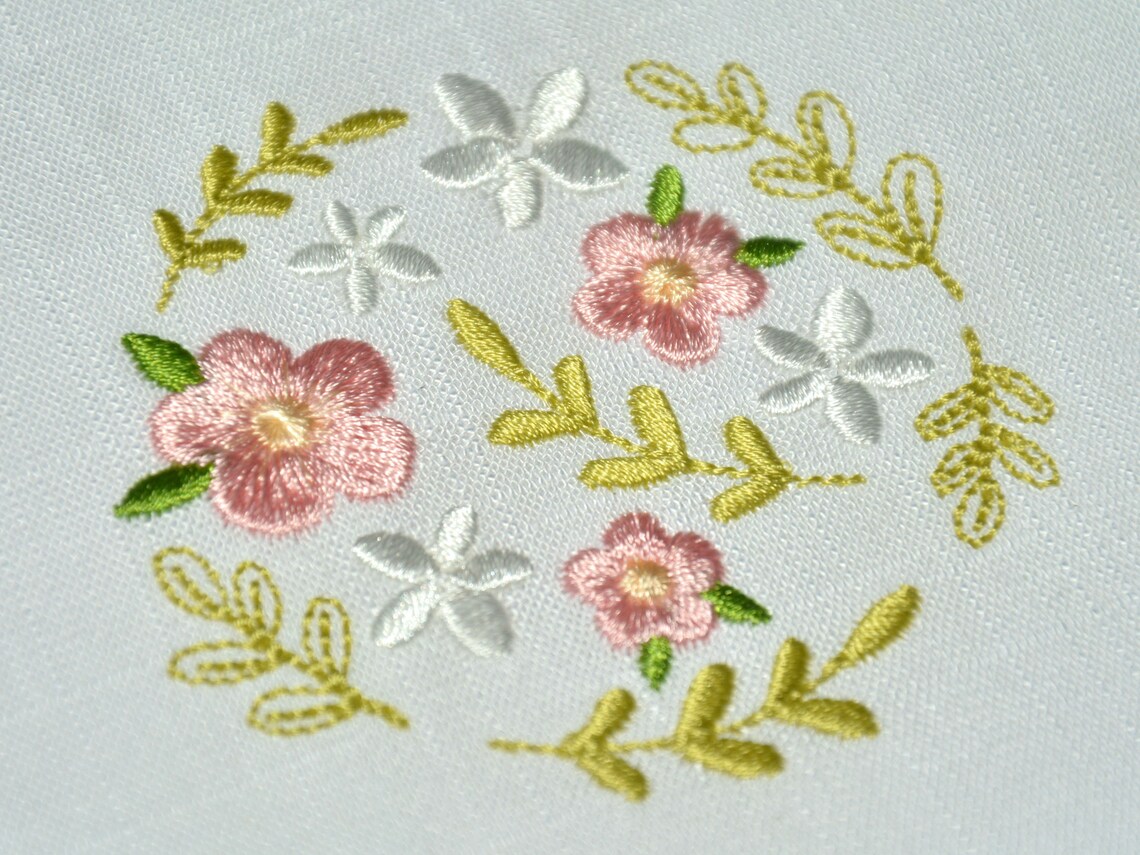 Flower Mini Embroidery Designs Set 16 Individual Files for - Etsy