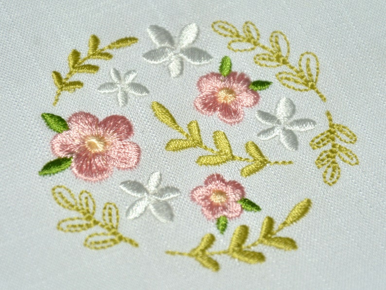 Flower Mini Embroidery Designs Set 16 Individual Files for - Etsy