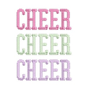 College Wide Chain Machine Embroidery Font Varsity Sport Team Alphabet ...