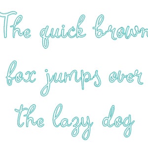 Raggy Applique Font for Machine Embroidery Free Edge Script Alphabet 4 ...