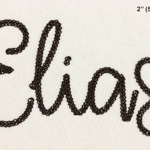 ESA Font Dense Chain Script Font for Machine Embroidery Alphabet 3 ...
