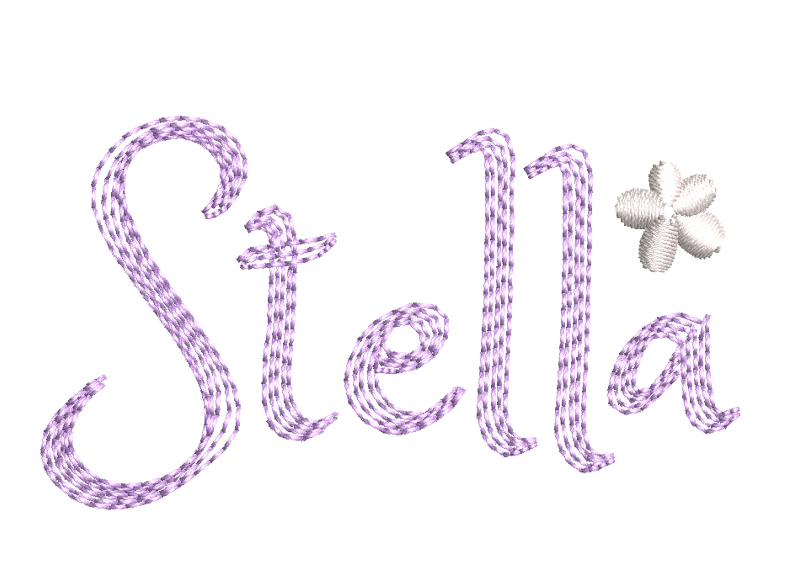 Script Embroidery Font for Machine Embroidery Alphabet 4 - Etsy