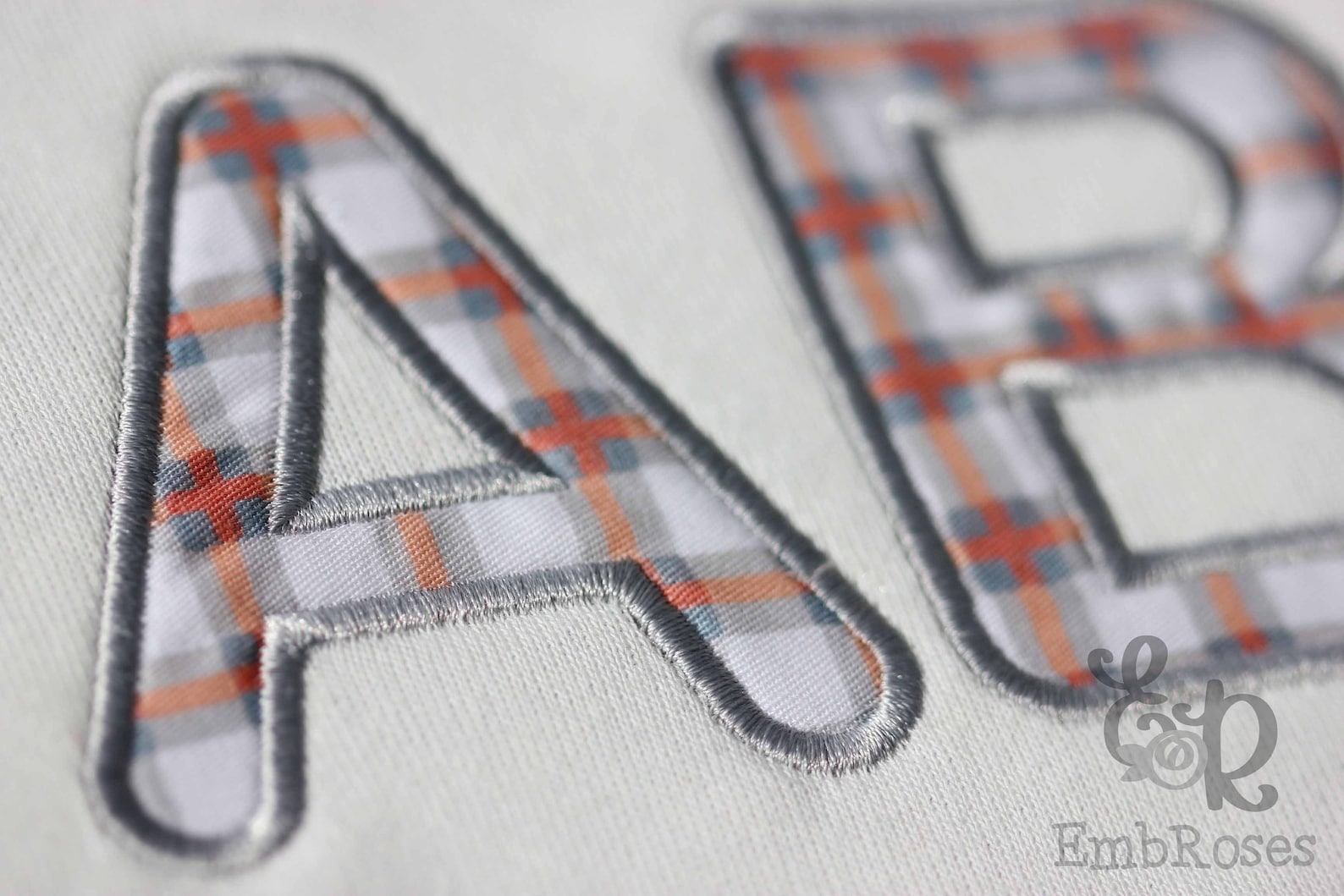 Satin Applique Font Machine Embroidery Round Alphabet 4 Sizes: - Etsy