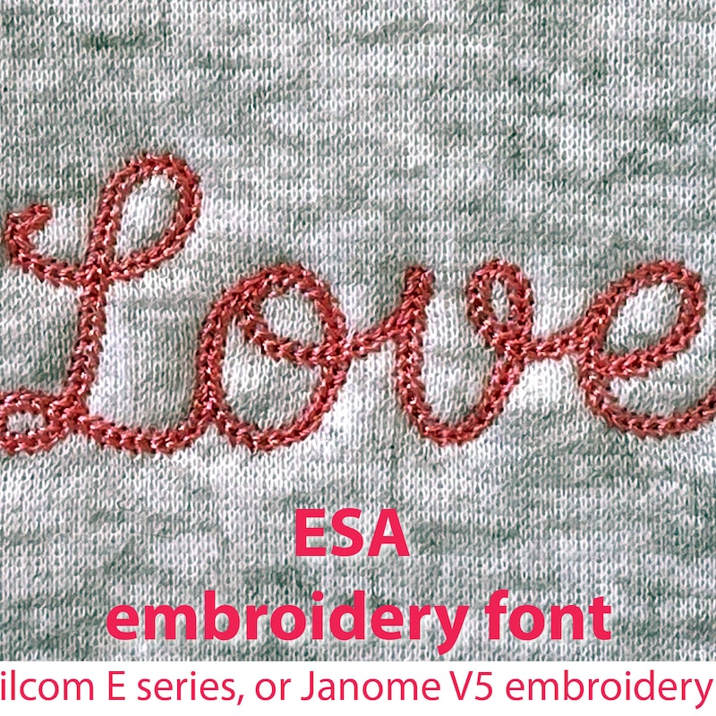 Esa Font File - Etsy