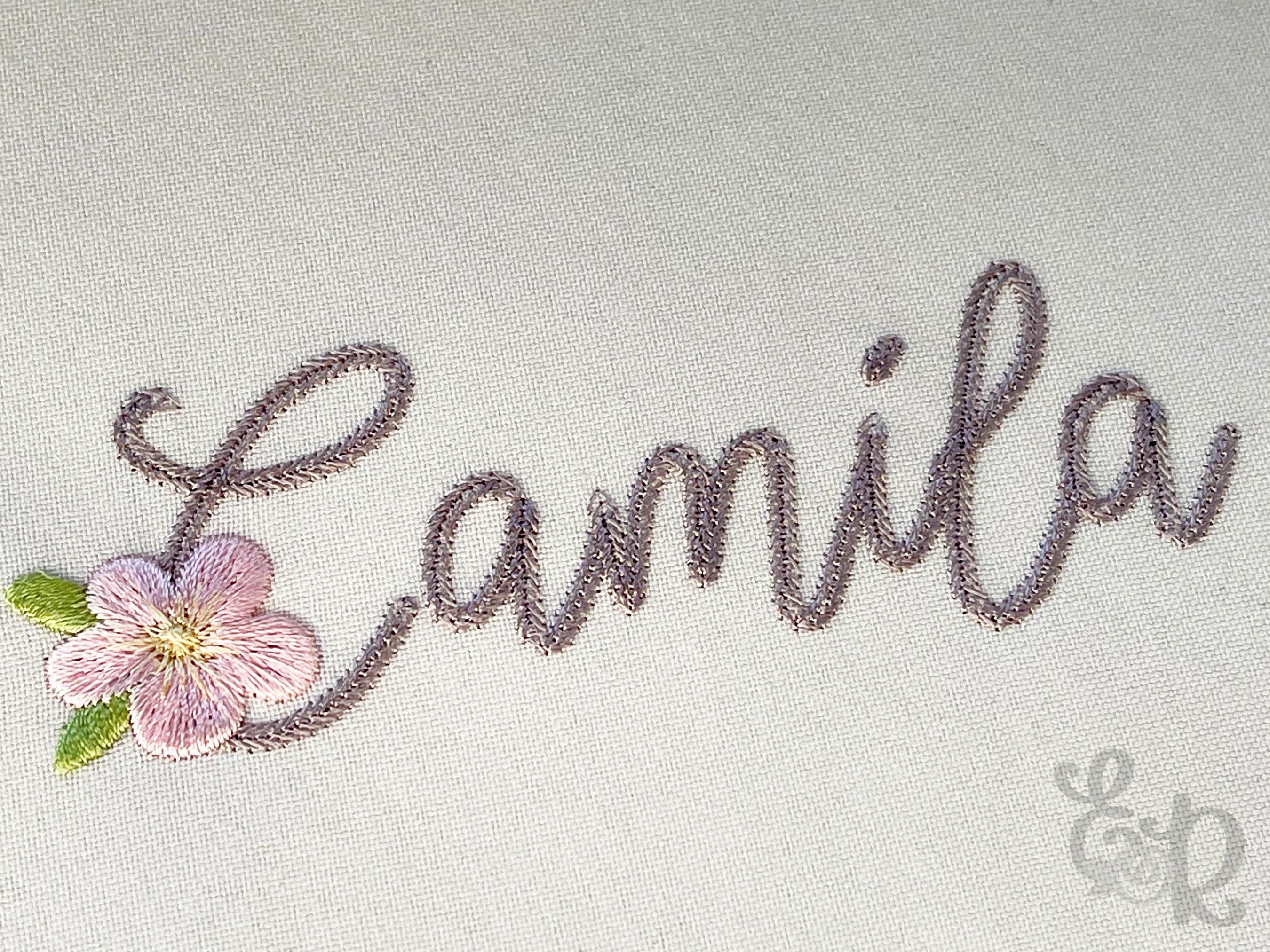 ESA Font Script Embroidery Font for Hatch, Wilcom, Janome V.5 Only ...