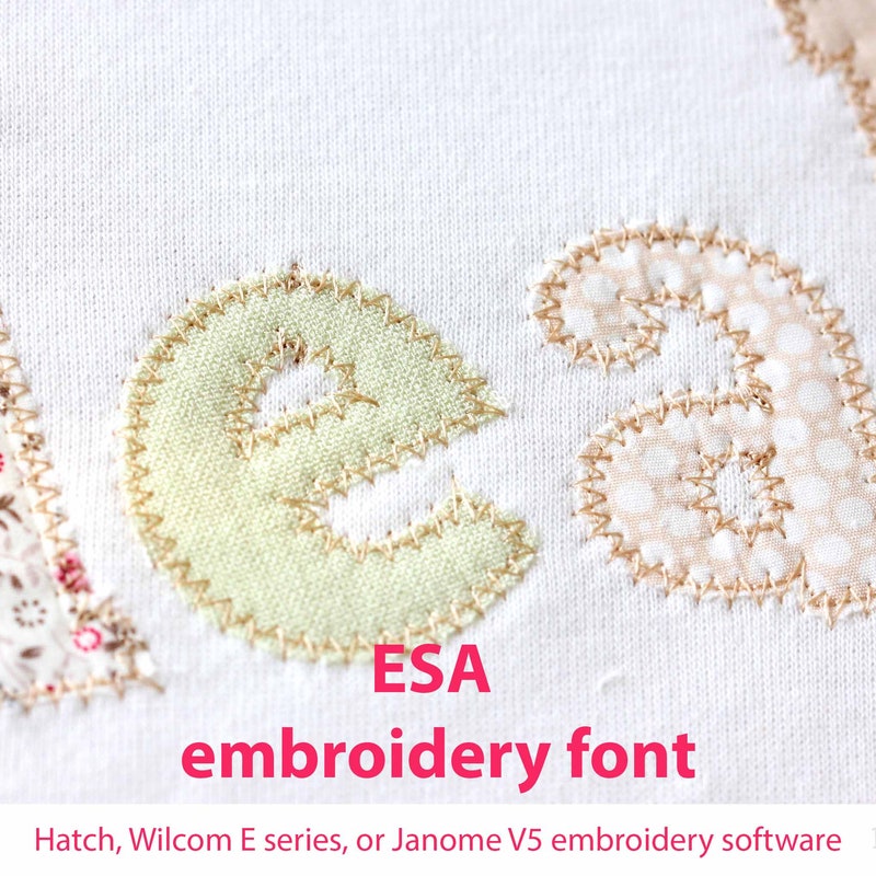 Esa Font File - Etsy