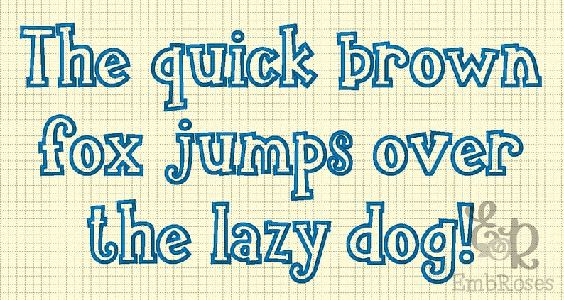 Machine Embroidery Font Satin Applique Alphabet 4 Sizes: - Etsy