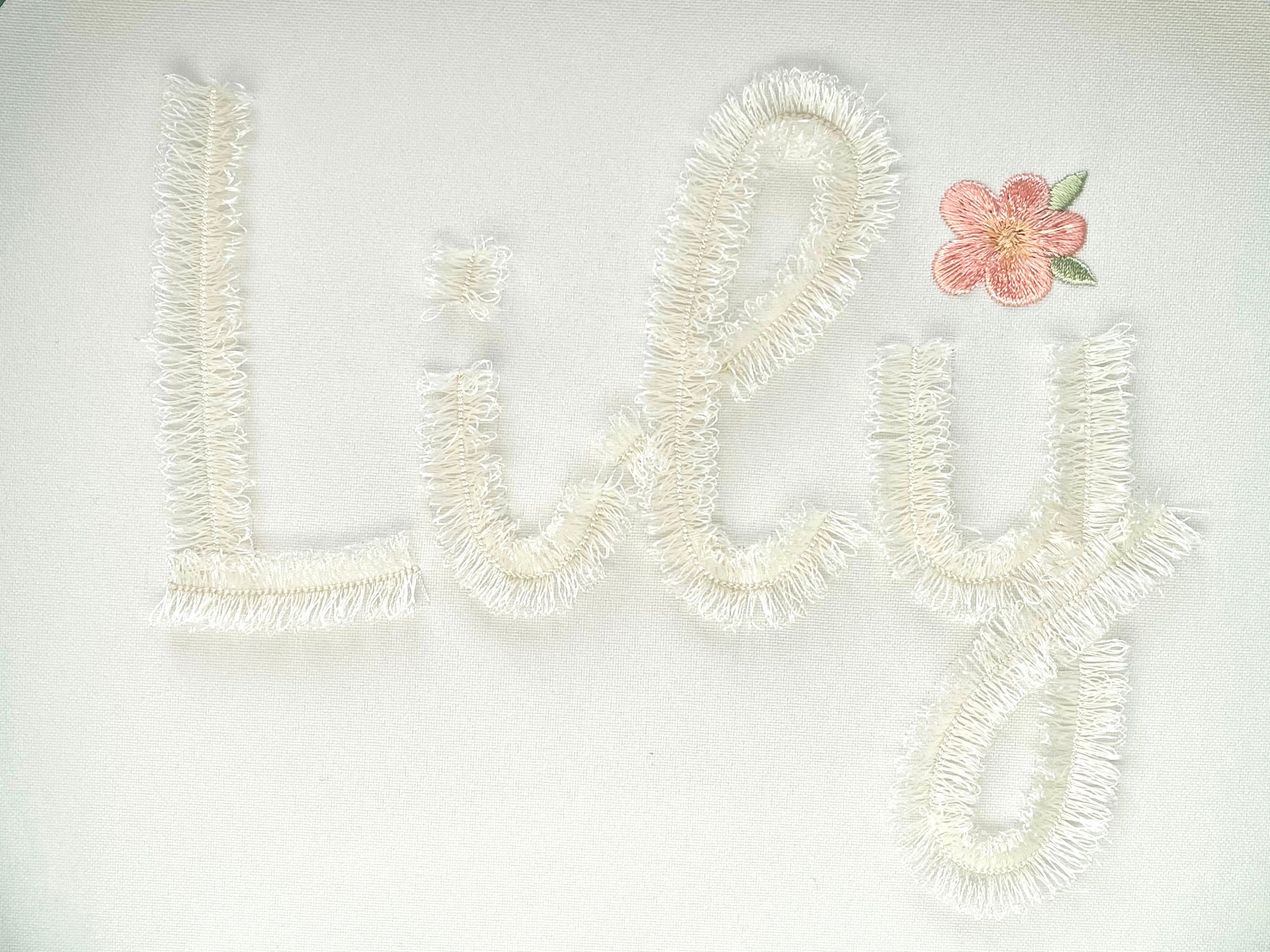 Fringe Script Font for Machine Embroidery Font 4 Sizes: - Etsy