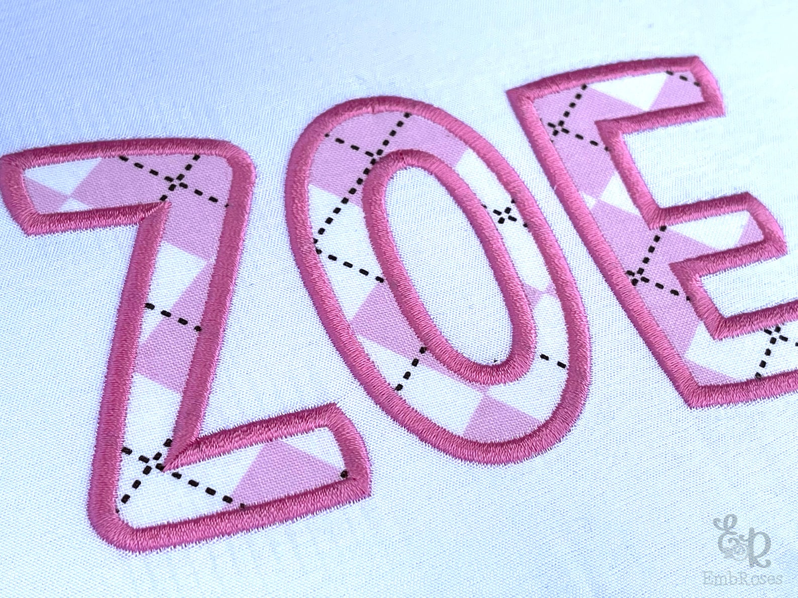 Applique Font for Machine Embroidery Alphabet 2 - Etsy