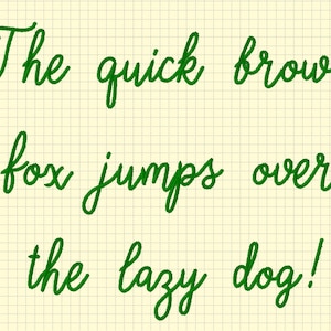 ESA Font Script Embroidery Font for Hatch, Wilcom, Janome V.5 Only ...