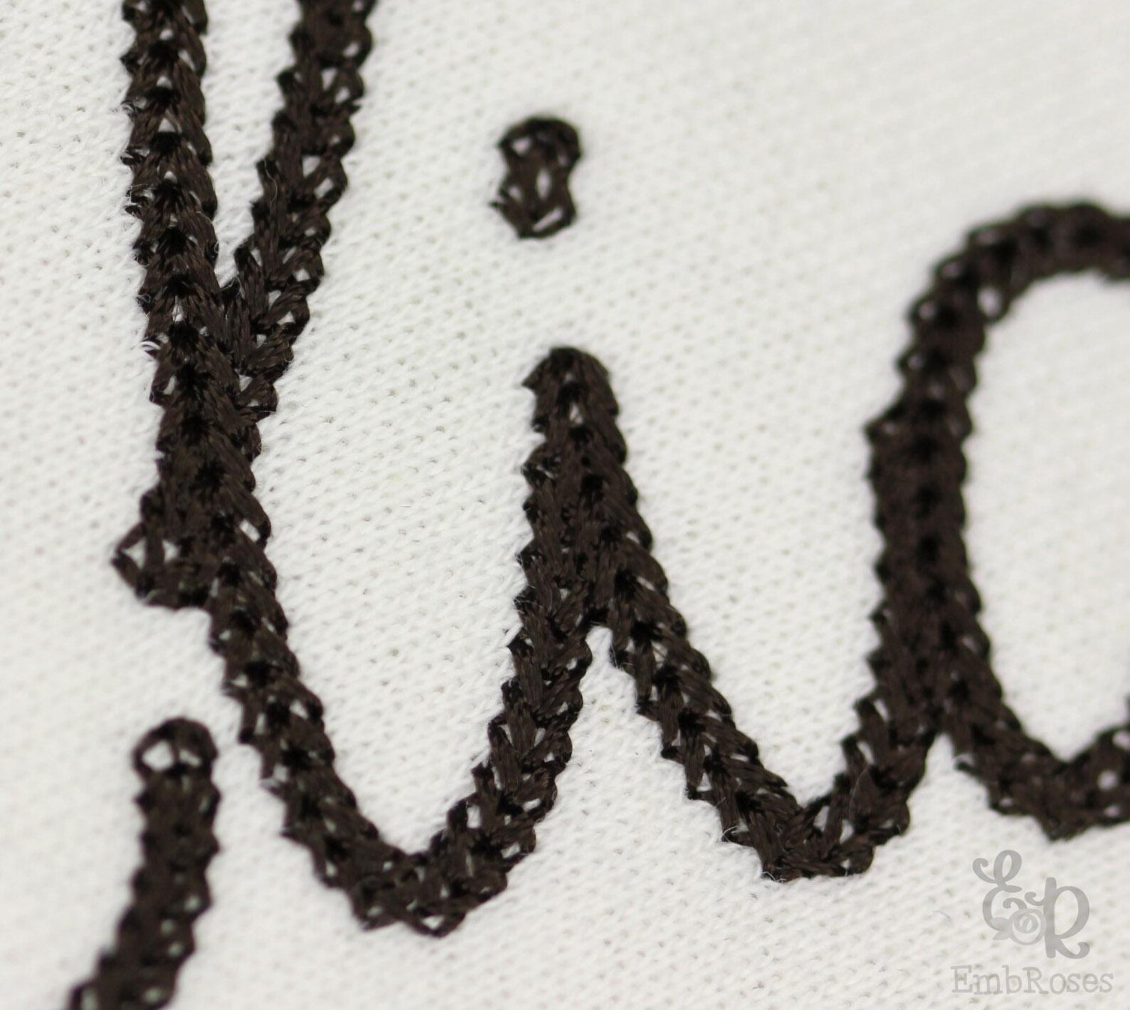 ESA Font Dense Chain Script Font for Machine Embroidery Alphabet 3 ...