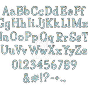 Satin Applique Font Machine Embroidery Alphabet 4 Sizes: 2", 3", 4", 5 ...