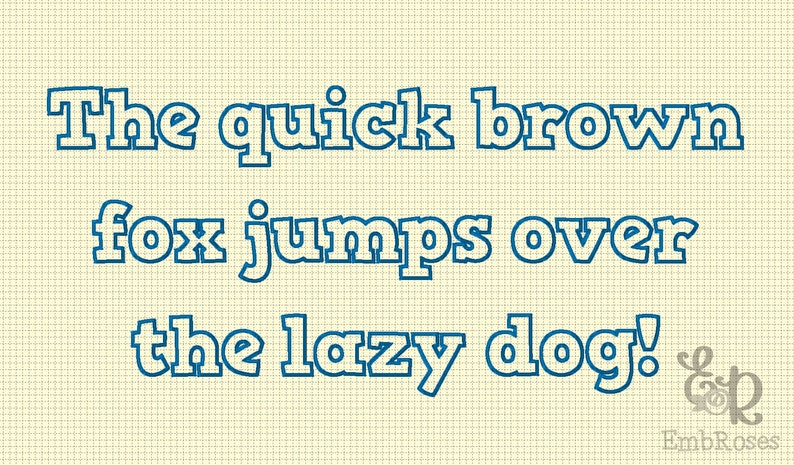 Satin Applique Font Machine Embroidery Alphabet 4 Sizes: - Etsy