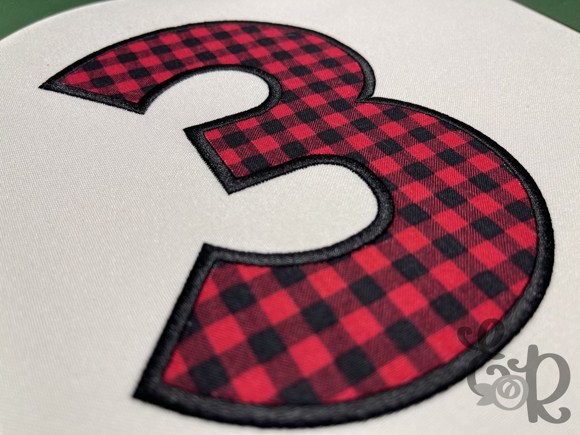 Birthday Applique Numbers Set Machine Embroidery Designs 1006 - Etsy