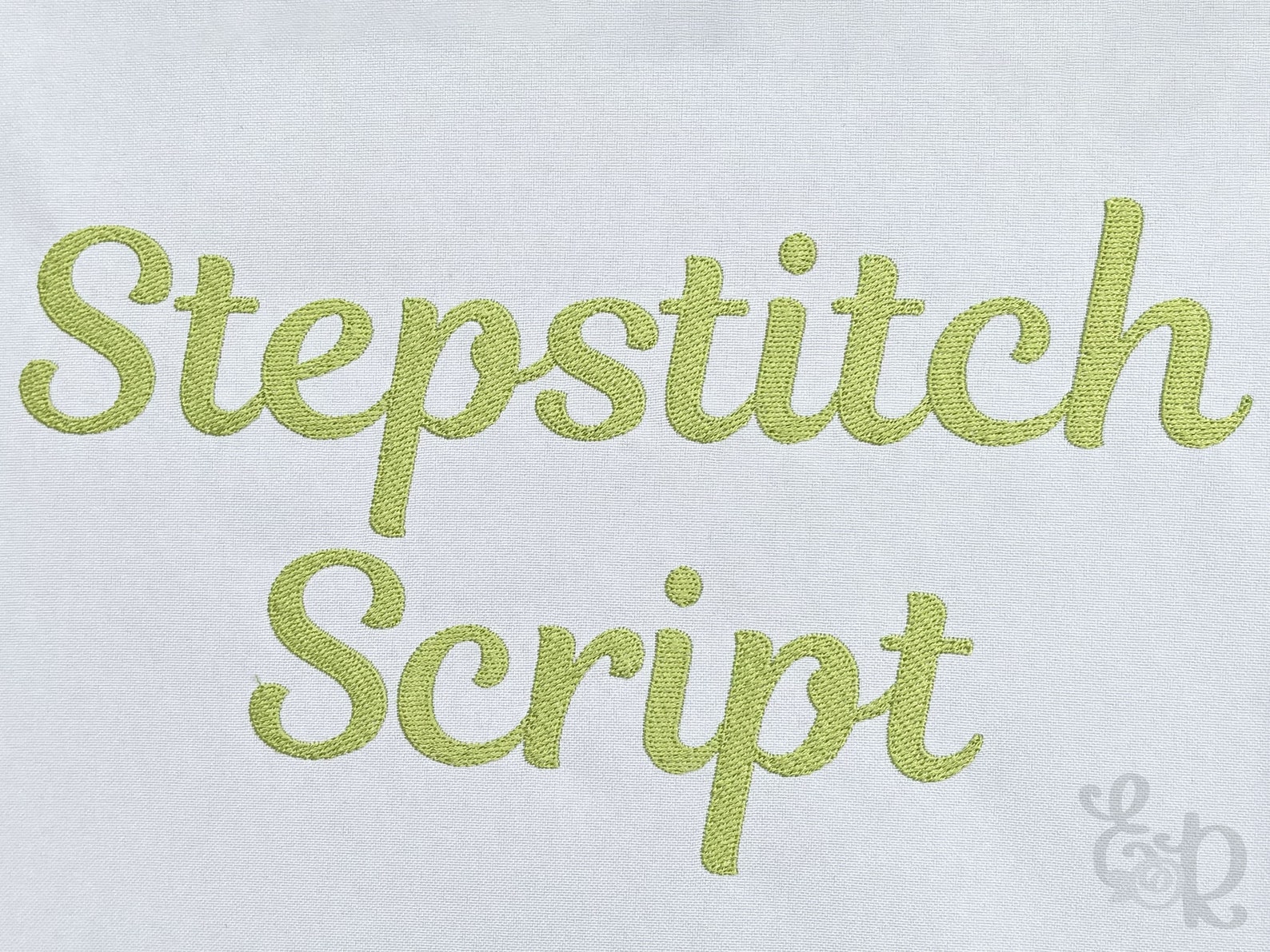 Step Stitch Script for Machine Embroidery Font 5 Sizes: - Etsy