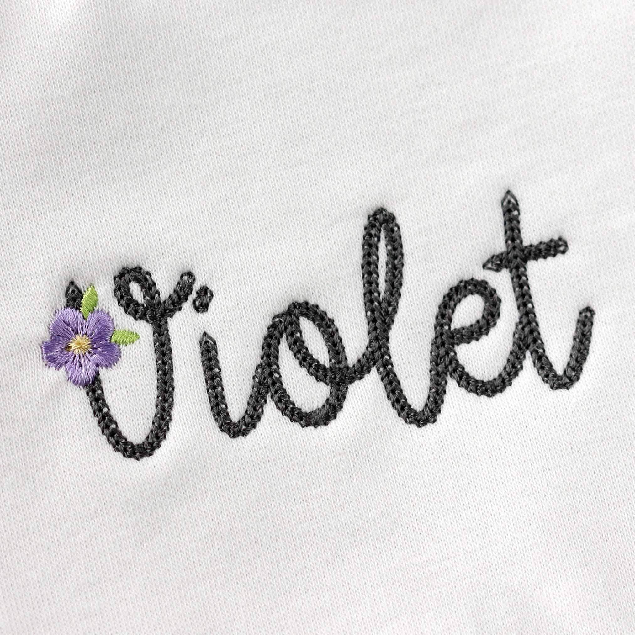 Dense Chain Script Font "mili" for Machine Embroidery Alphabet 1", 1.25 ...