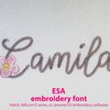 Satin Machine Embroidery Font Frame Alphabet 4 Sizes: 0.6", 0.8", 1 ...