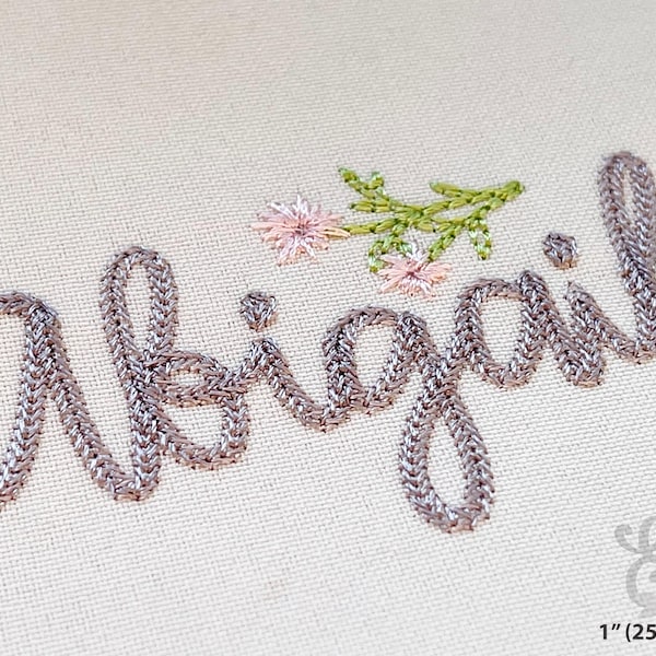 Mini Embroidery Font - Etsy