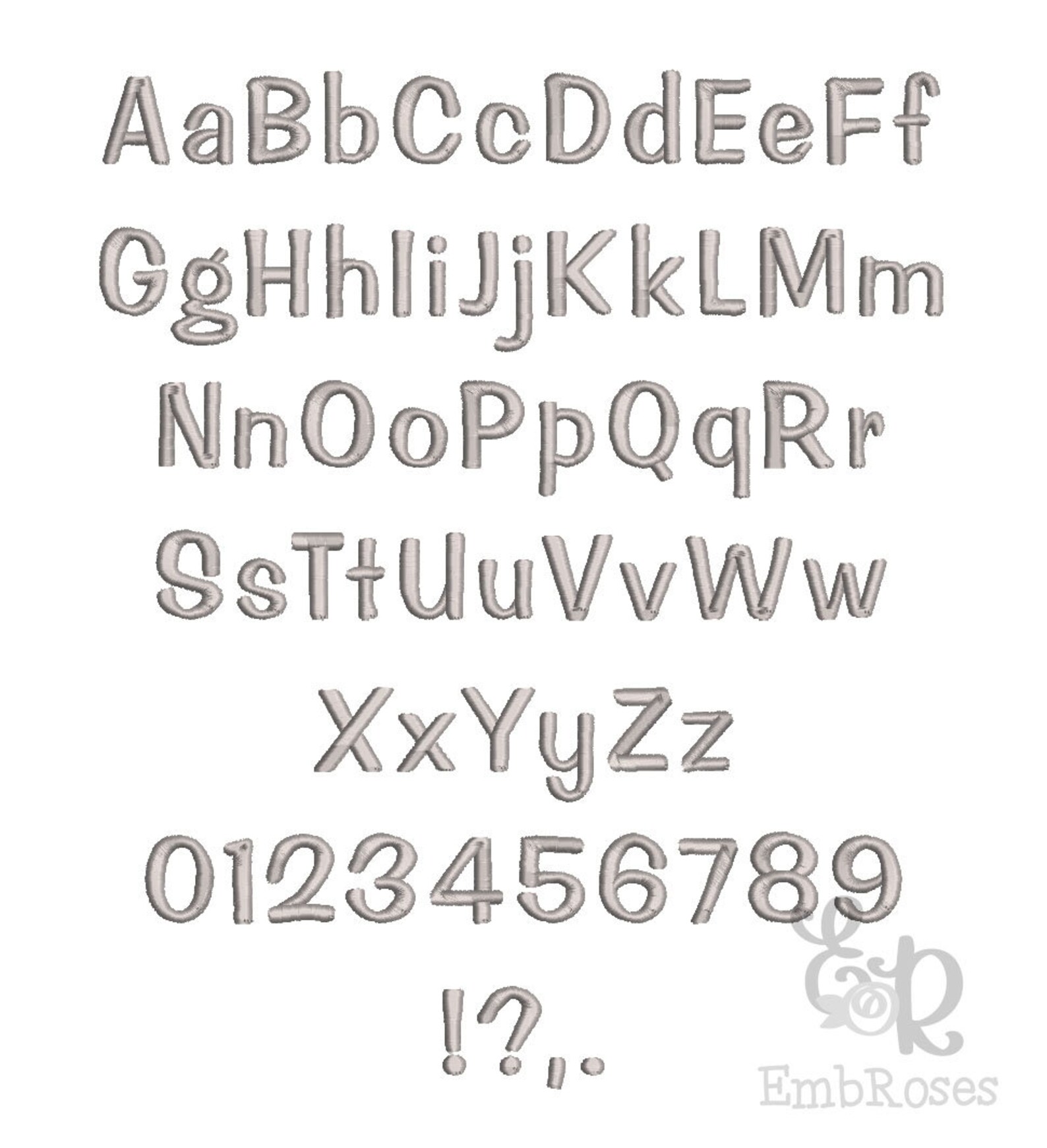 Satin Machine Embroidery Font Frame Alphabet 4 Sizes: - Etsy