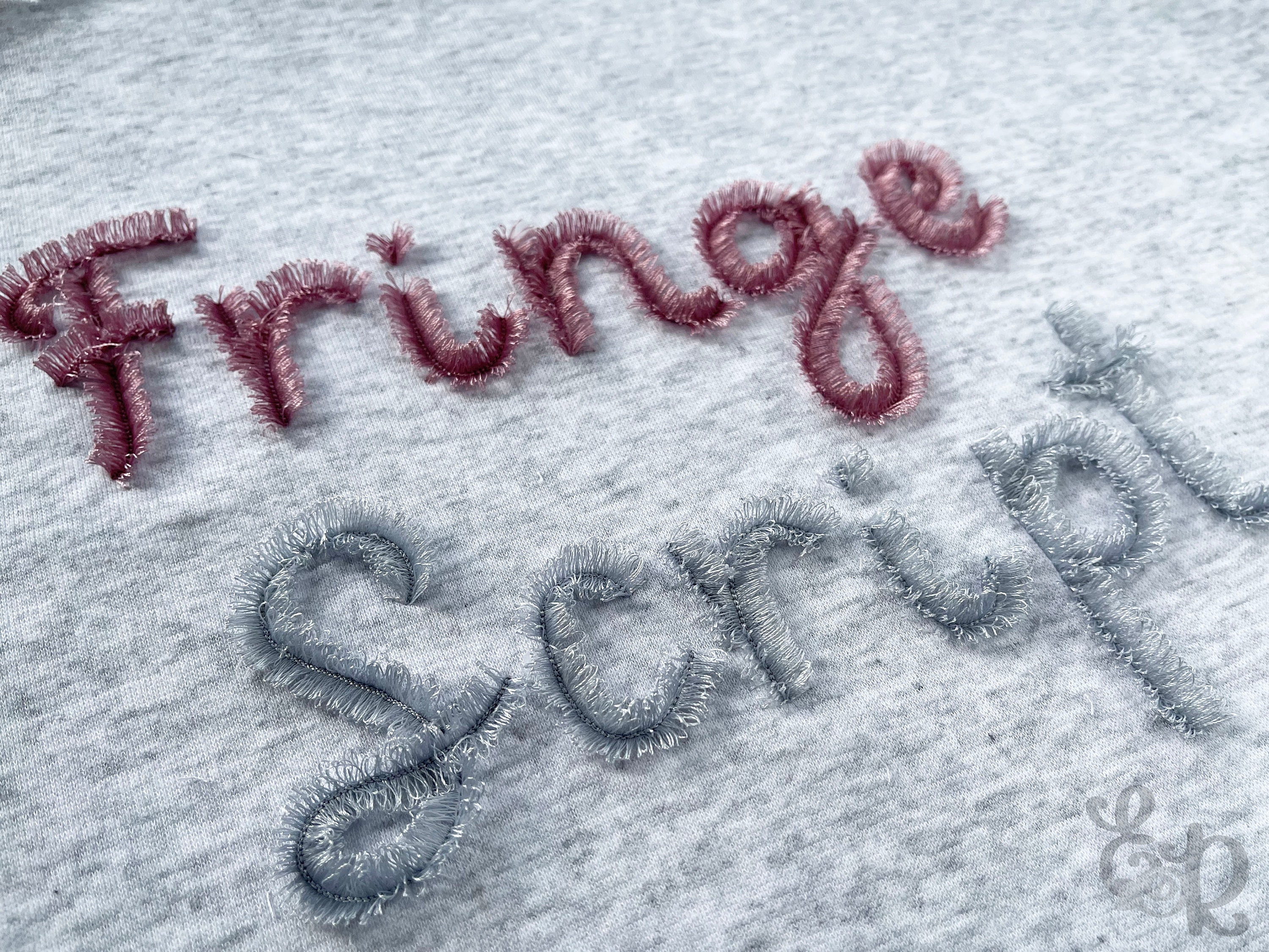 Fringe Script Font for Machine Embroidery Font 4 Sizes: - Etsy